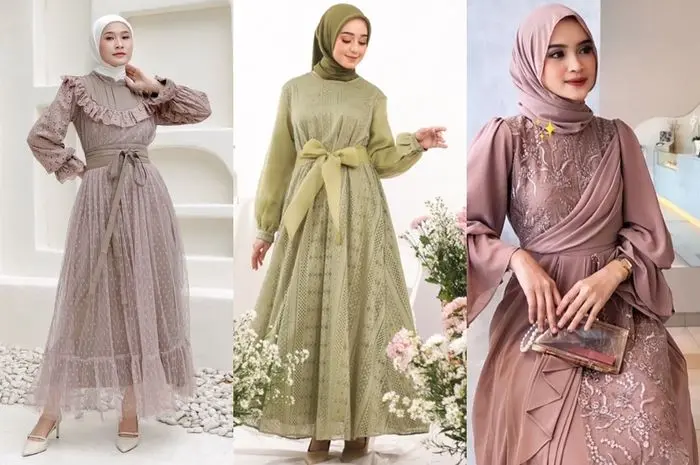 Model Dress Brokat Modern & Desain Terbaru - Bizz Net